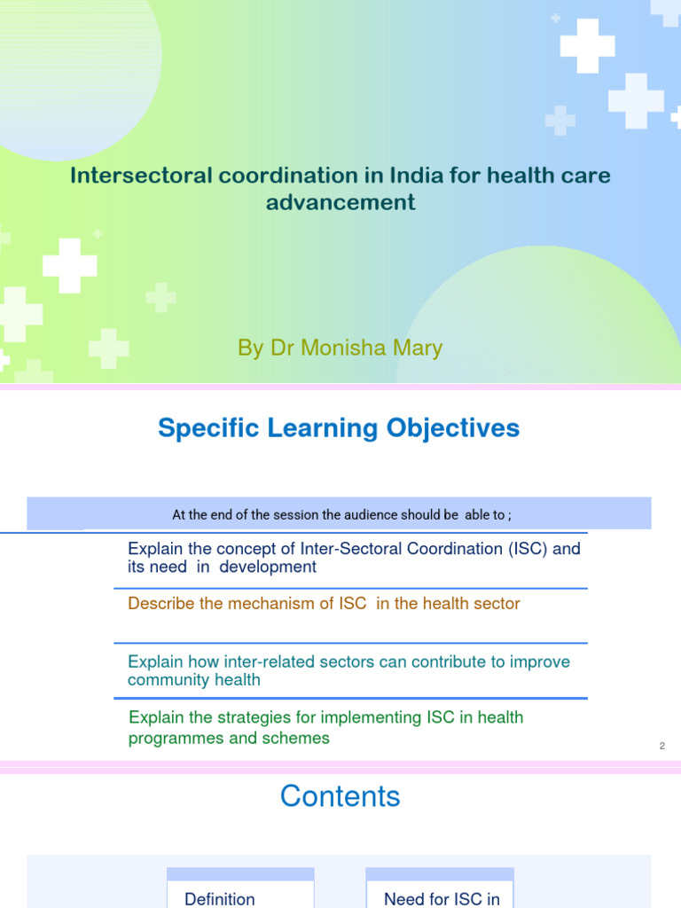 Intersectoral Health Strategies India | PDF | Welfare | Health Care