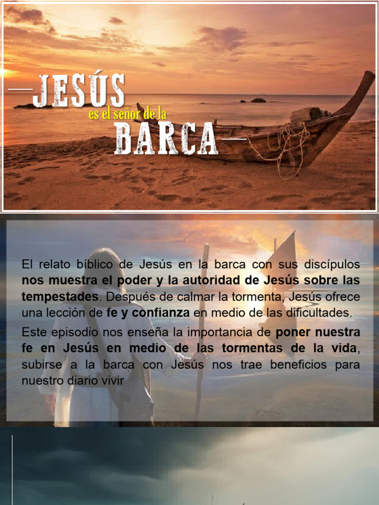 Jesus en La Barca | PDF | Jesús | Oración