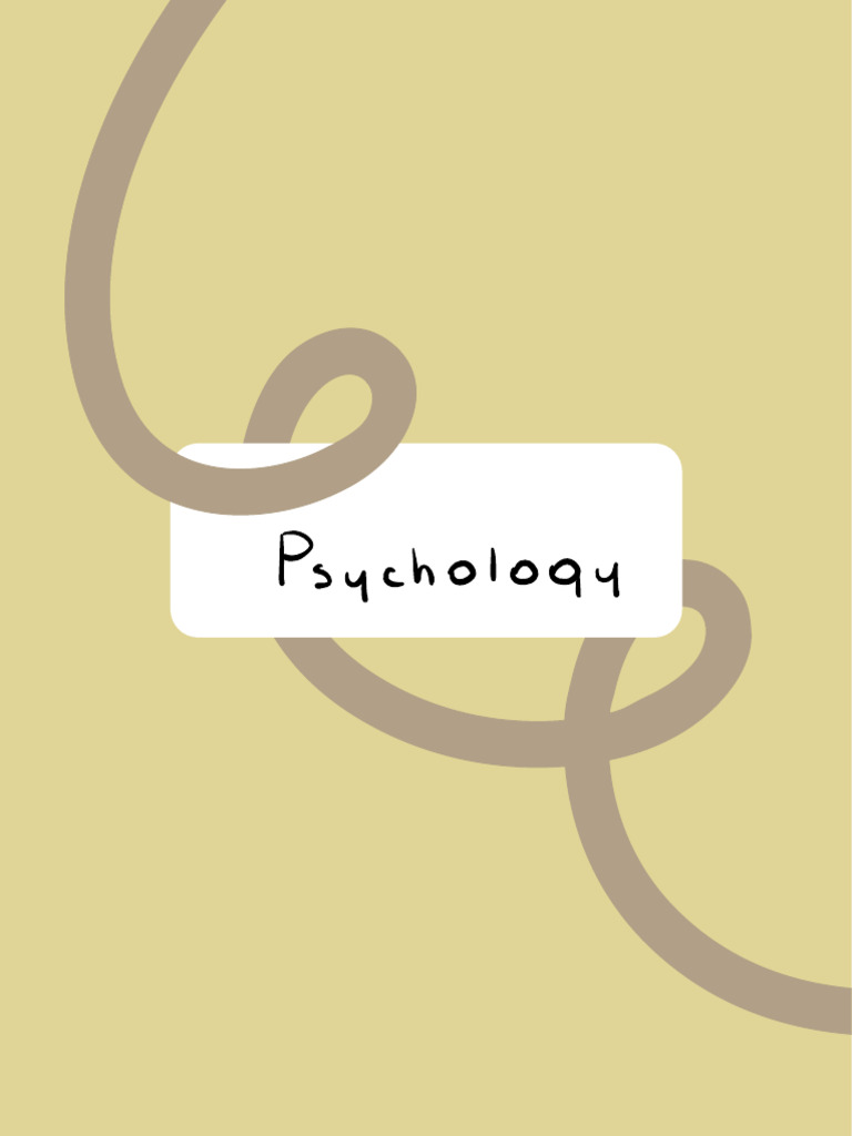 Psychology | PDF
