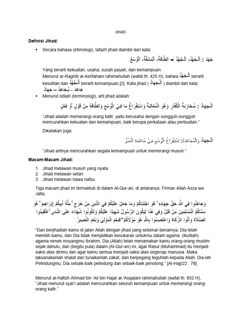 JIHAD | PDF