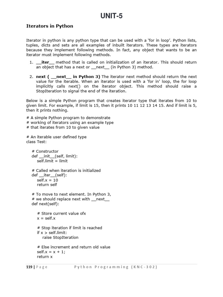 Python Notes Unit 5 Download Free Pdf Programming Paradigms Algorithms