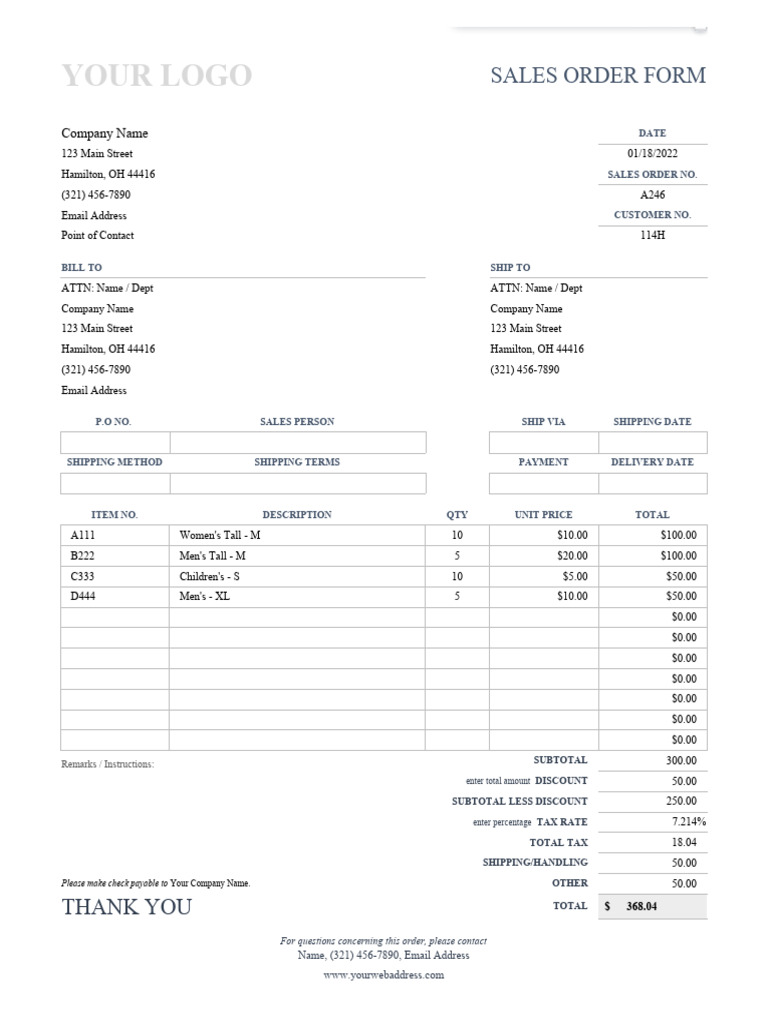 IC Sales Order Form Template 10543 | PDF | Government Finances | Economies