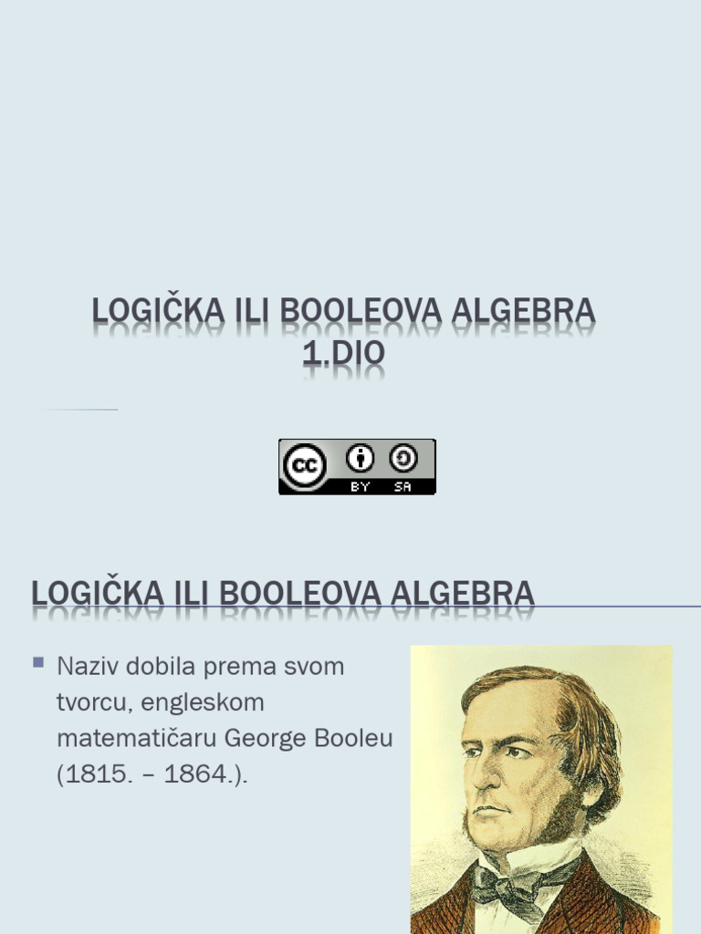 N Booleova Algebra 1 | PDF