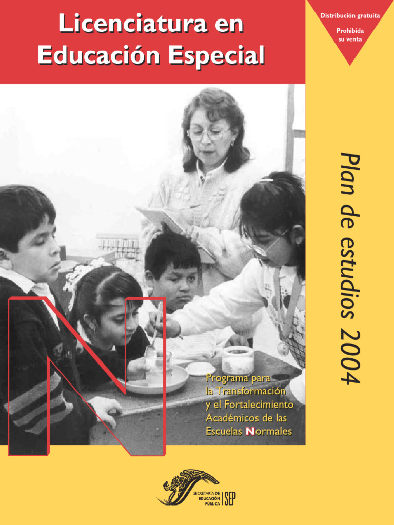 Plan 2004 | PDF | Educación especial | Plan de estudios