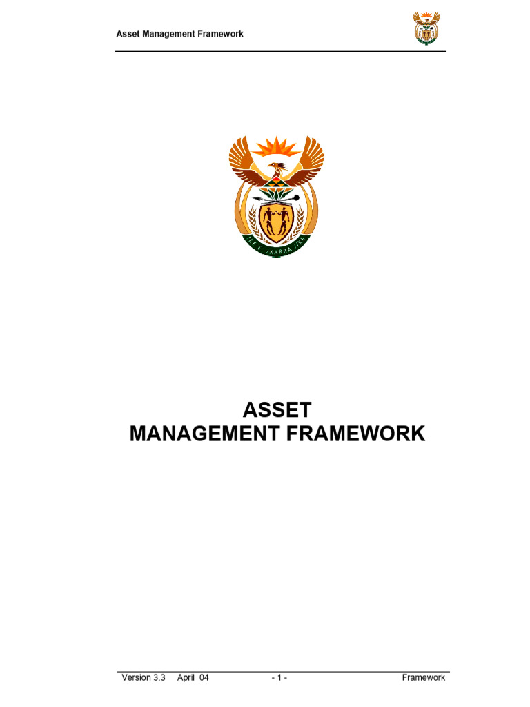 Asset Management Framework Overview | PDF | Expense | Economies