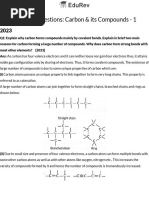 Class 10 Science Chapter 1 PYQs | PDF | Chemical Reactions | Oxide