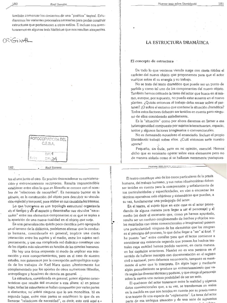Serrano Nuevas Tesis Sobre Stanislavski Ilovepdf Compressed | PDF