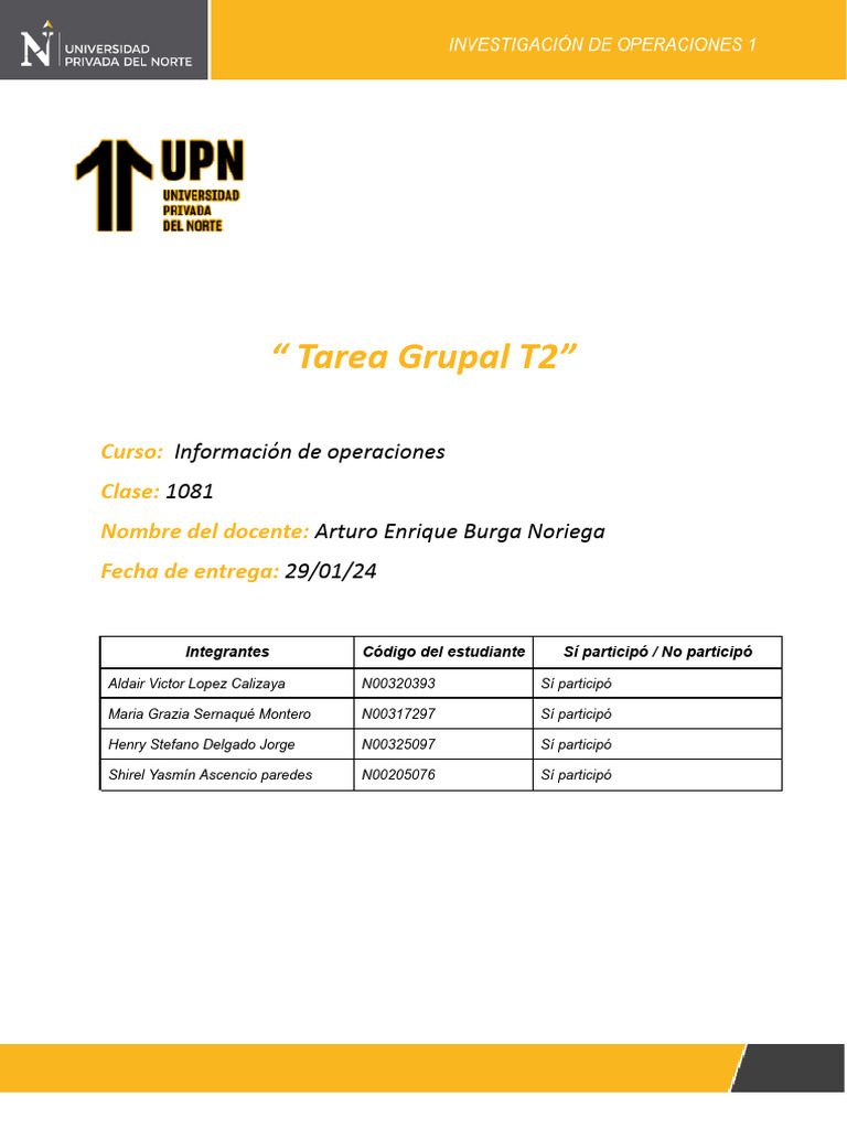 T2 - INVOPE - Sernaqué Montero Maria Grazia | PDF | Perú | America latina