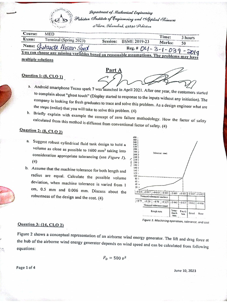 MED Past Paper | PDF