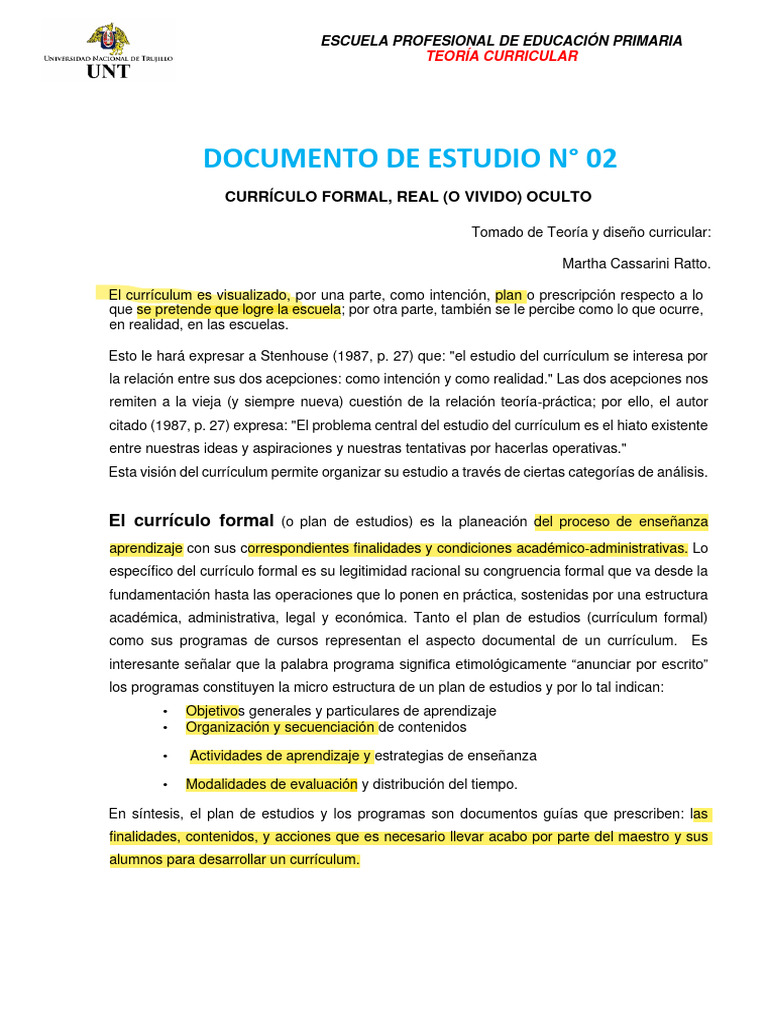 Material Complementario 1 | PDF | Plan de estudios | Enseñando