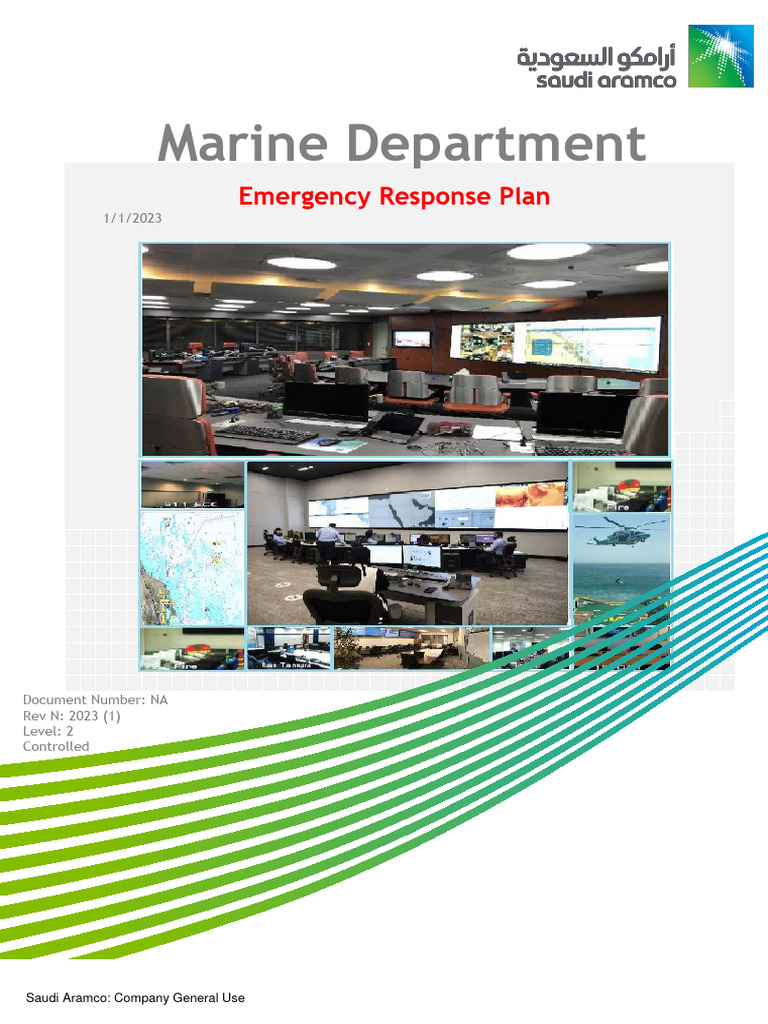 Aramco Marine Emergency Response Plan | PDF