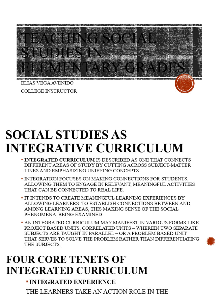 Integrative Curriculum | Download Free PDF | Curriculum | Social Sciences