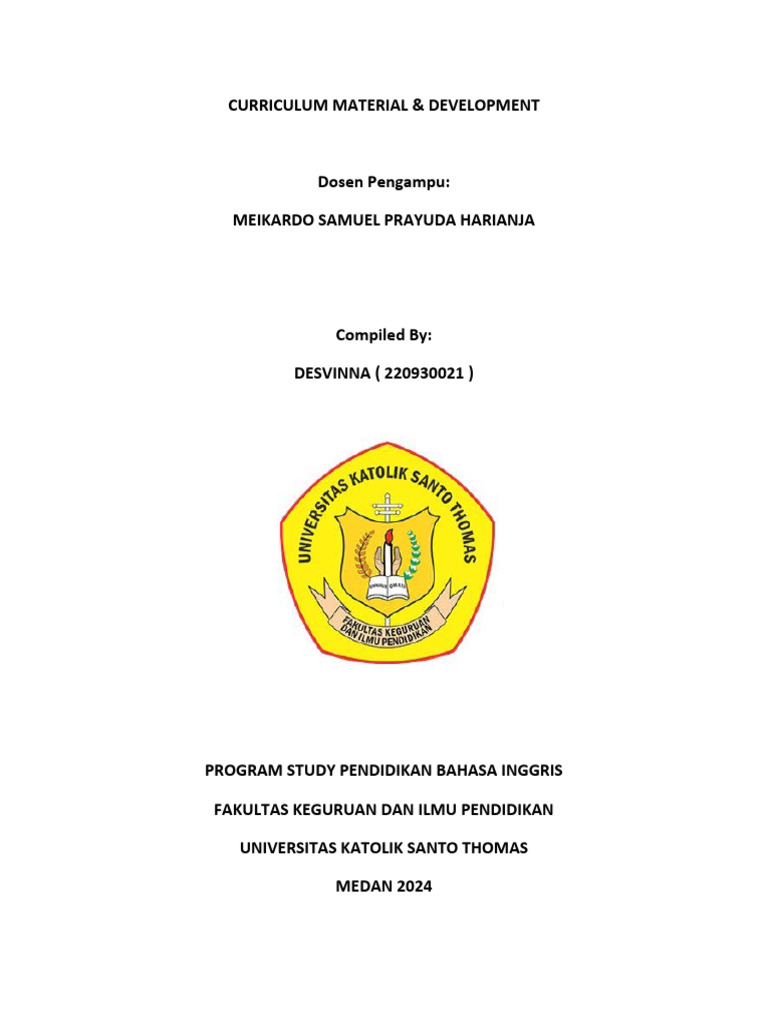 Curriculum Material | PDF