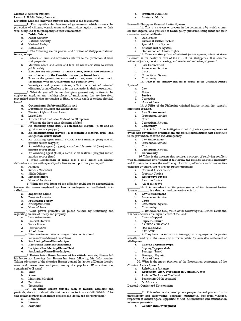 Module 2 | PDF | Crime & Violence | Crimes