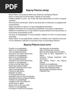 Panata Sa Bagong Pilipinas | PDF