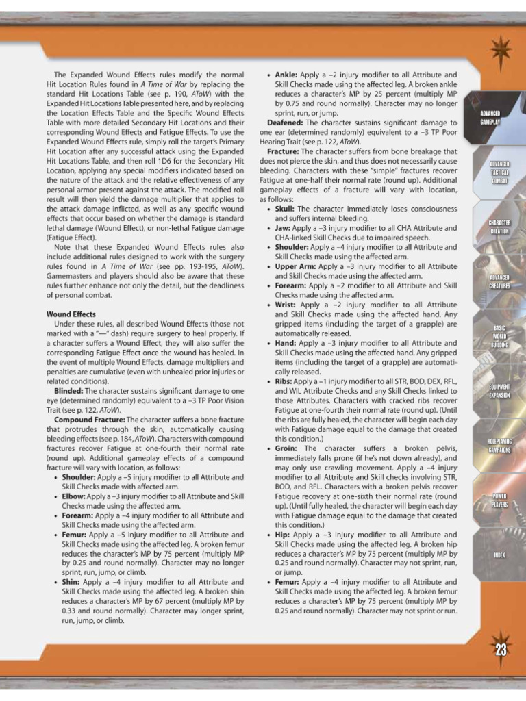 AToW COmbat Reference | PDF