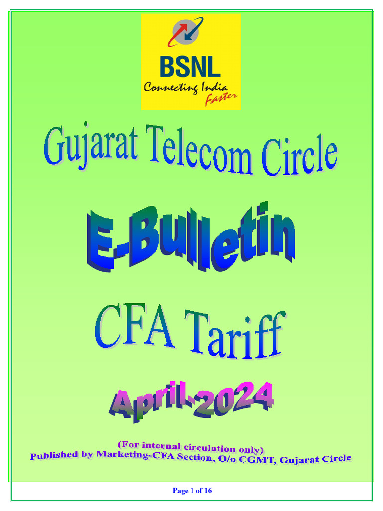 E Bulletin - 04 2024 | PDF | Fiber To The X | Landline