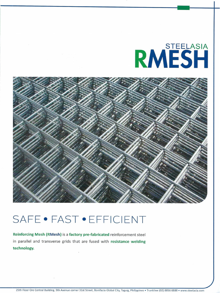 R-Mesh Brochure (Steel Asia) | PDF