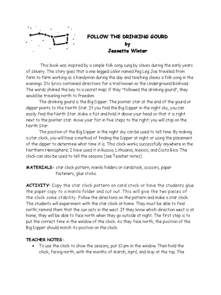 04 Follow The Drinking Gourd (PDF Library) | PDF | Sky Regions | Astronomy