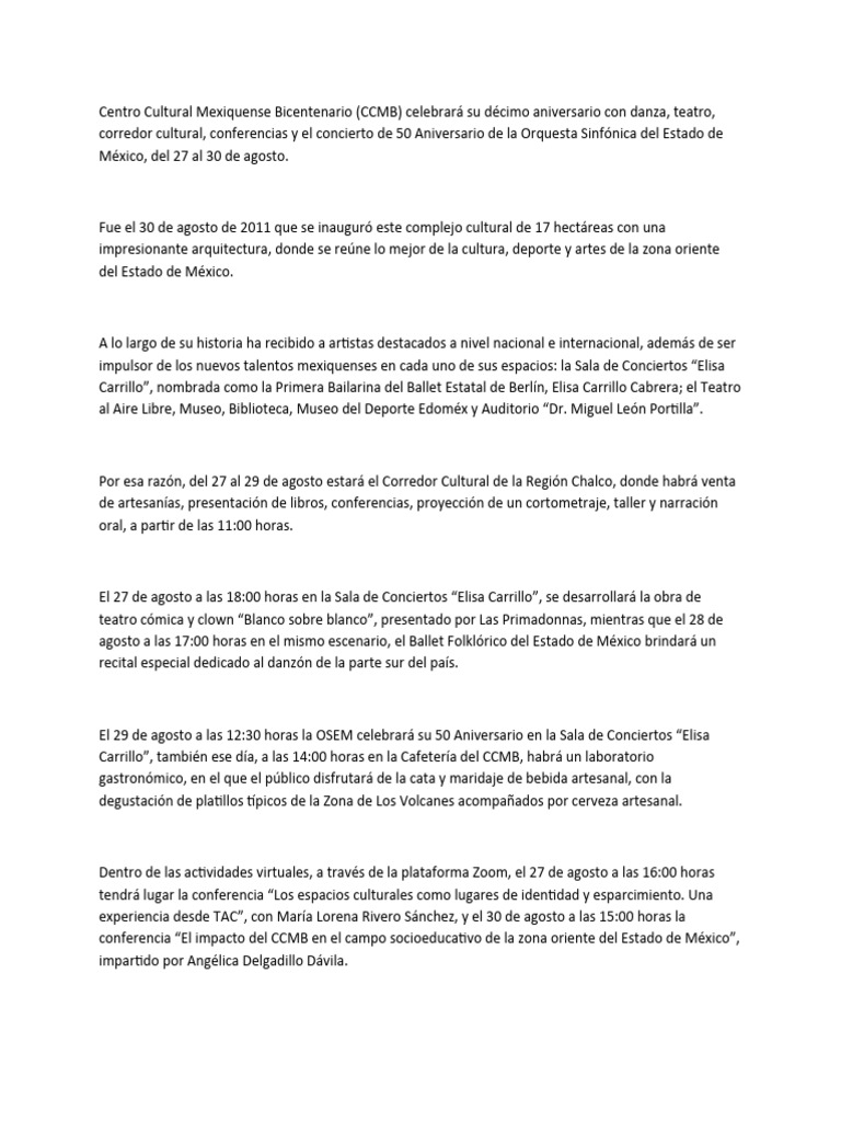 Centro Cultural-WPS Office | PDF | México