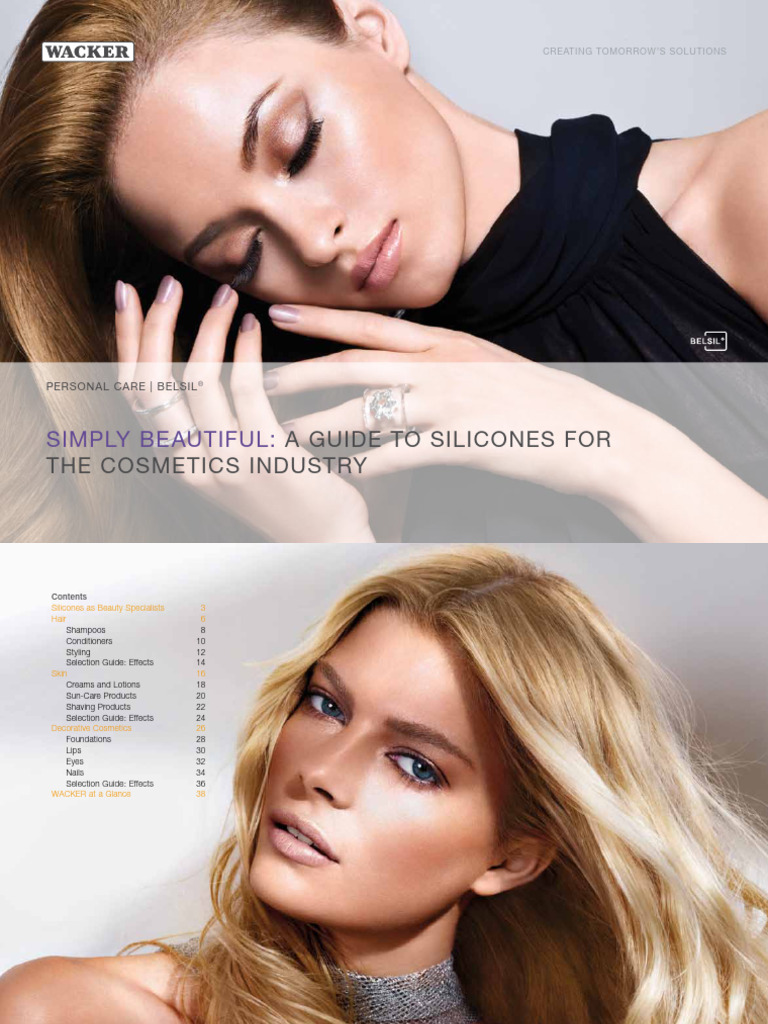 Belsil Silicones | PDF | Silicone | Sunscreen