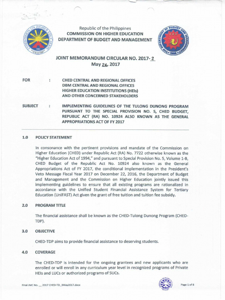 Joint Memorandum Circular No 2017 2 Pdf