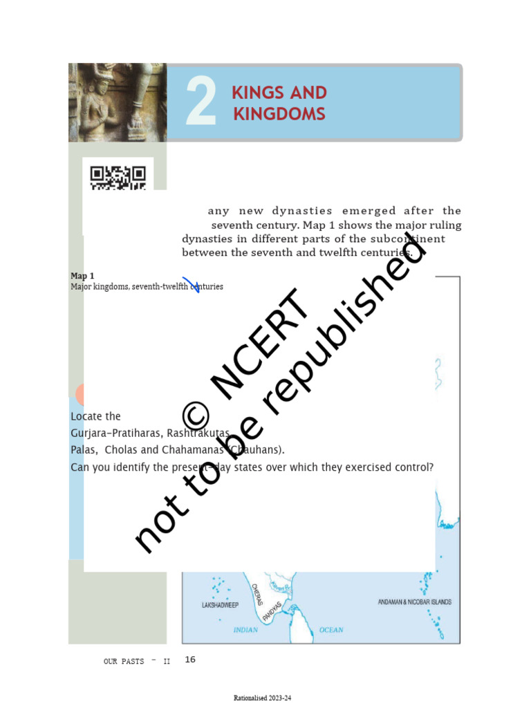 Kings and King Dom Class 7 | PDF