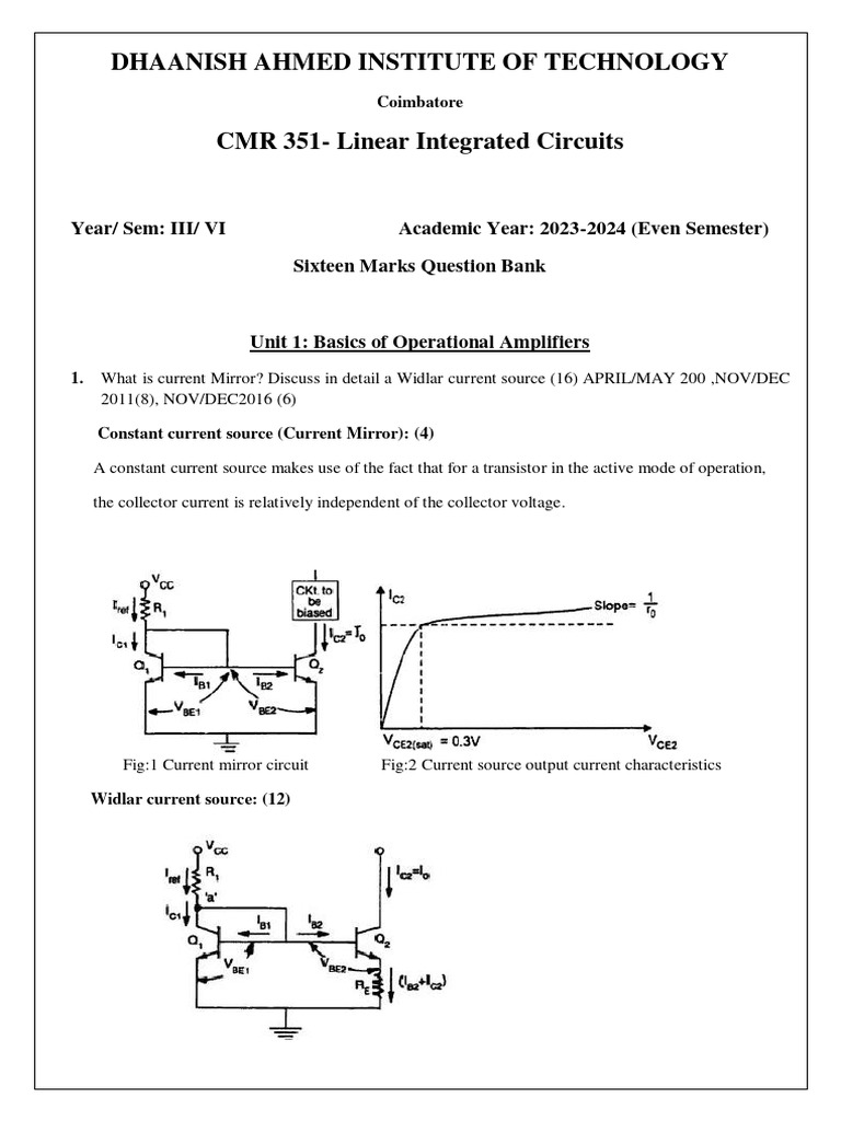 Lic 16 | PDF | Analog To Digital Converter | Operational Amplifier