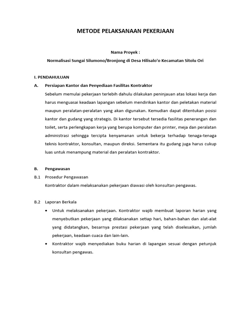 Pemasangan Geotextile pada Bronjong | PDF