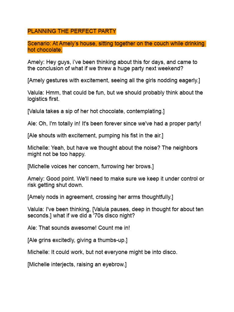 Script Sketch | PDF | Art