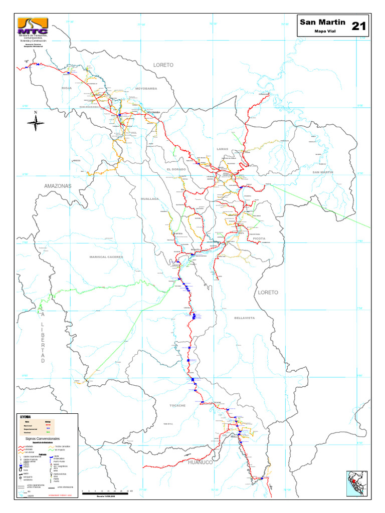 Mapa de San Martin | PDF