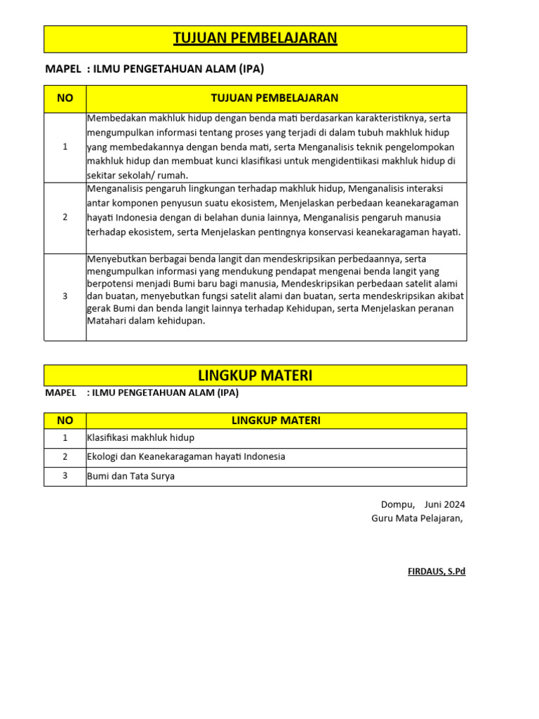 Nilai Ipa SMSTR Genap 2024-1 | PDF