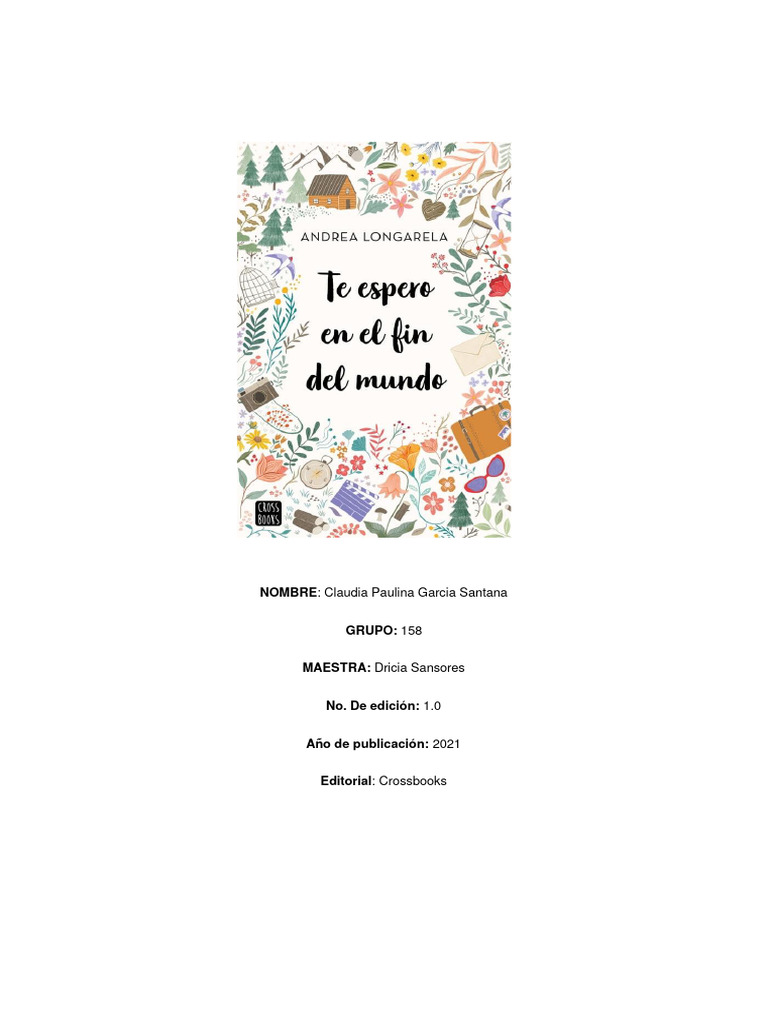 Te Espero en El Fin Del Mundo | PDF | Amor