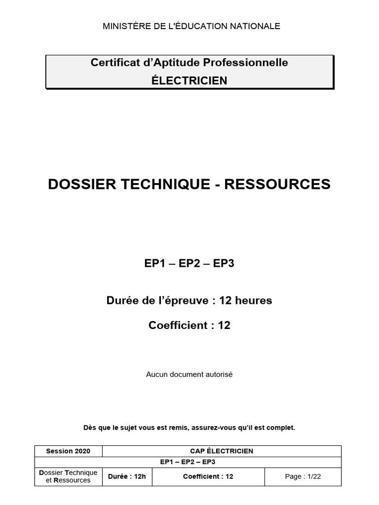 Dossier Technique Ressources - Ep1 Ep2 Ep3 | PDF | Papier | Serveur (Informatique)