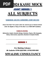 Kcse 2023 Math P1 MS | PDF