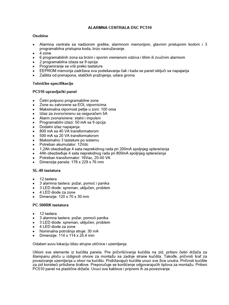 PC510_uputstvo | PDF