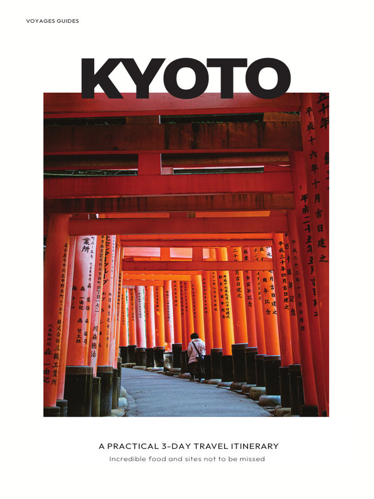 Kyoto Travel Guide - Voyages Japan | PDF | Kyoto | Restaurants