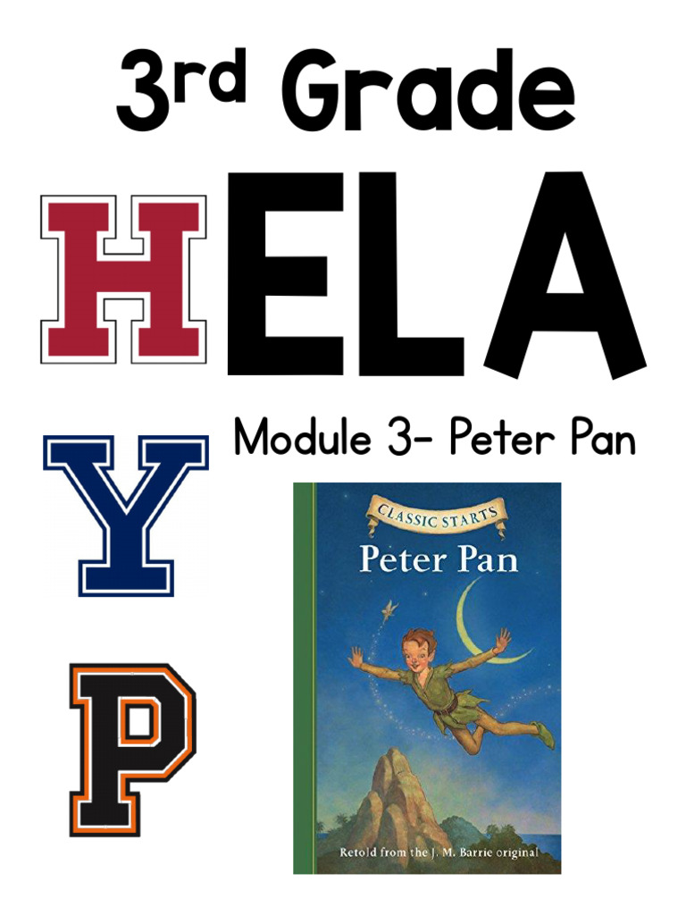 Peter Pan Unit 1 | PDF | Lost Boys (Peter Pan) | Wendy Darling