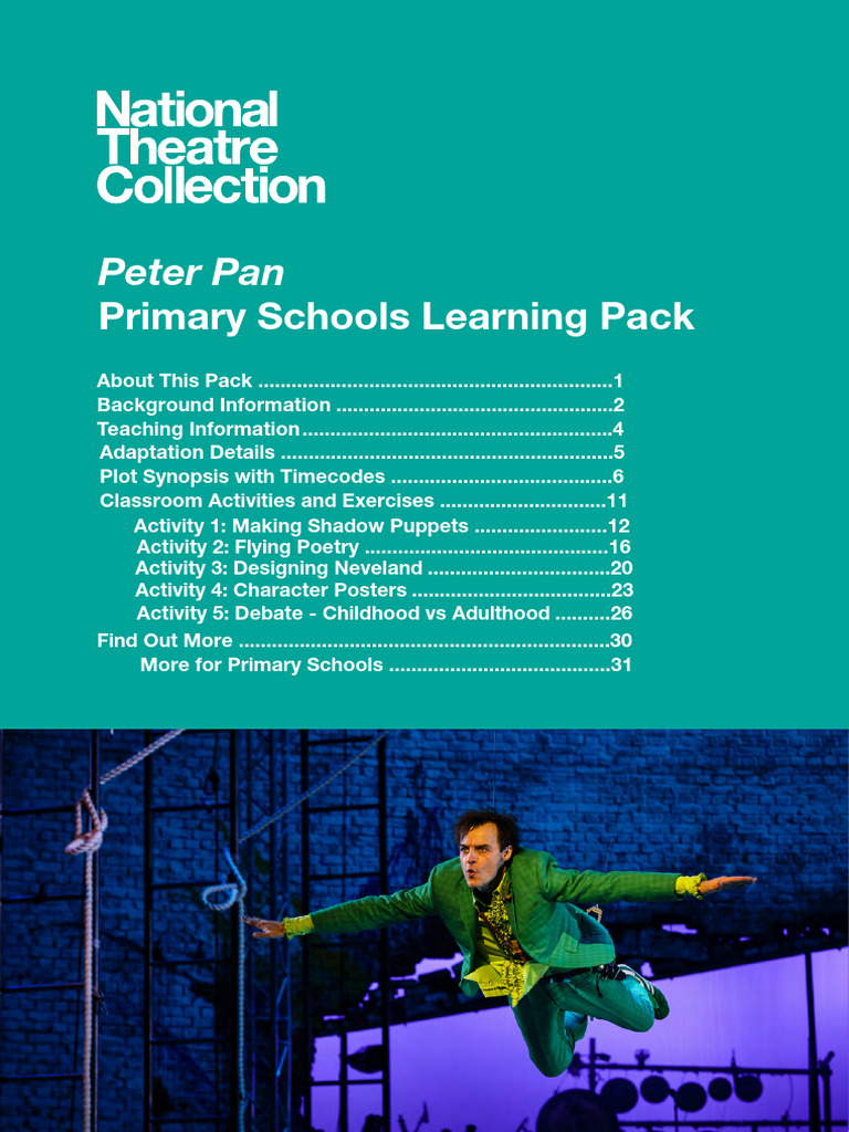 Nt Peter Pan Primary Pack | PDF | Lost Boys (Peter Pan) | Wendy Darling