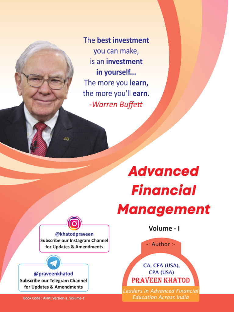 AFM Volume 1 (Version 2.0) | PDF | Mergers And Acquisitions | Price ...