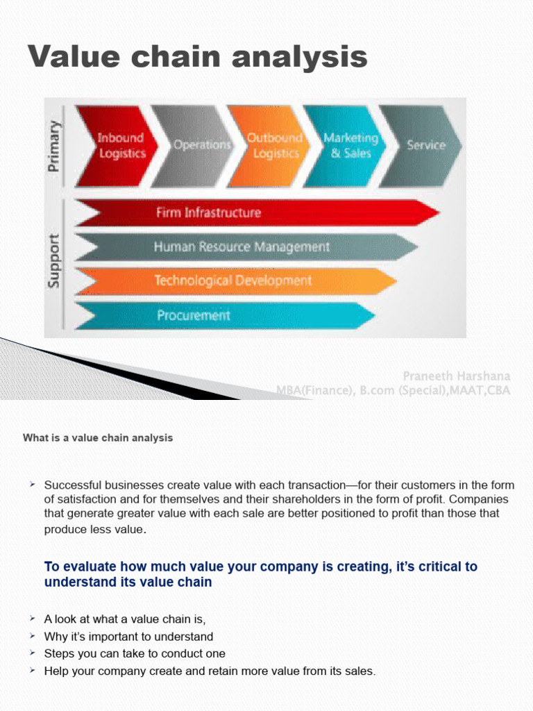 Value Chain Analysis | PDF | Competitive Advantage | Logistics