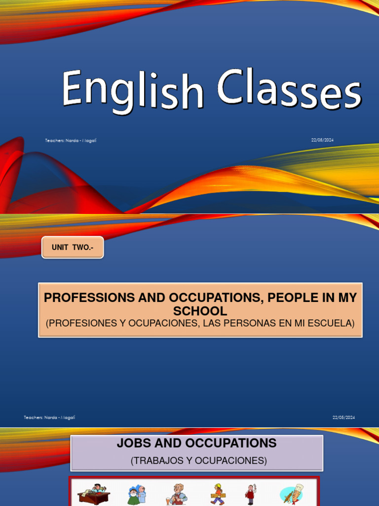 ENGLISH CLASSES - 1st. GRADE 2024 | PDF | Grammar | Linguistics