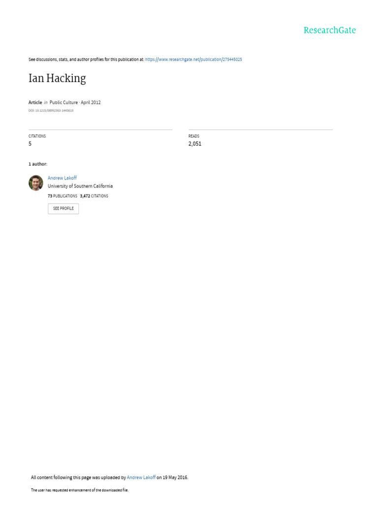 Hacking Interview PC | PDF | Autism Spectrum | Science