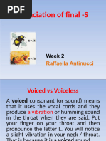 S, Z, IZ Sounds Word | PDF | Linguistic Typology | Linguistics