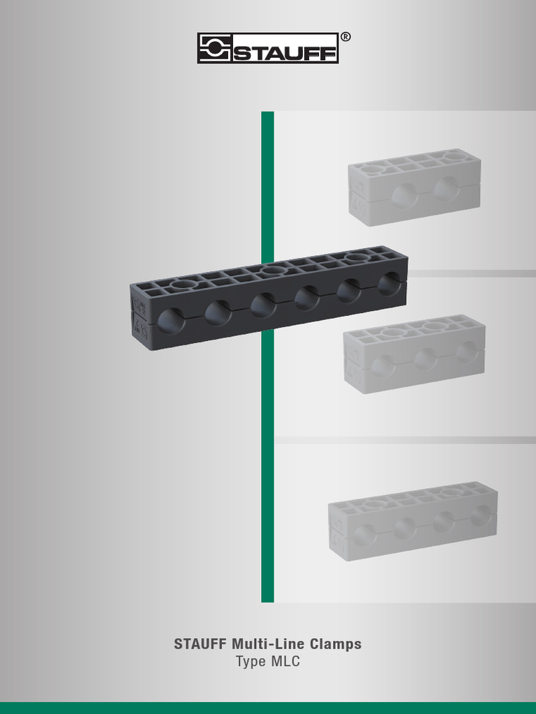 STAUFF Multi-Line Clamps | PDF | Screw | Pipe (Fluid Conveyance)