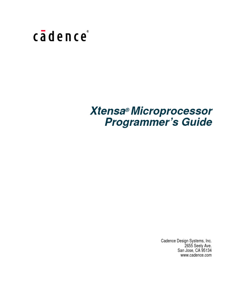 Programmers Guide | PDF | Assembly Language | Central Processing Unit Programmers Guide | PDF | Assembly Language | Central Processing Unit