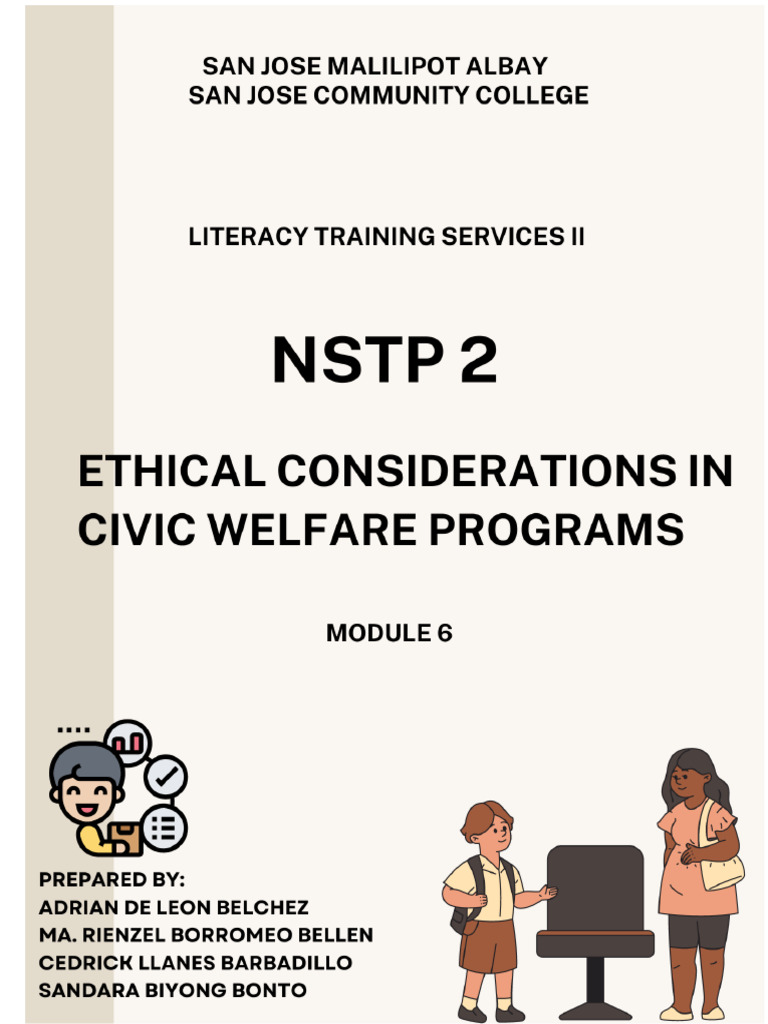 Ethical Considerations in Civic Welfare | PDF | Civic Engagement | Policy