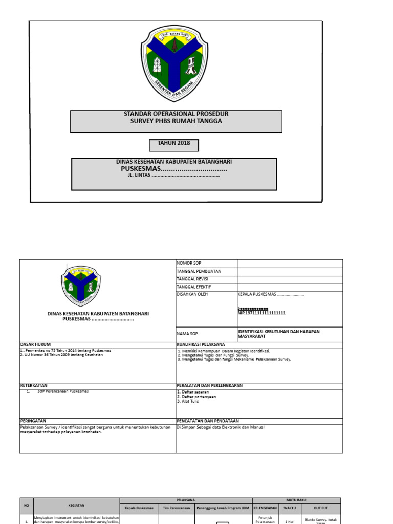 Format Kosong Sop Ap 2022 | PDF