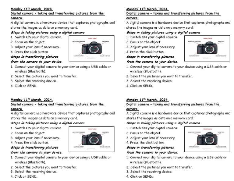 Digital Camera | PDF | Camera | Digital Camera