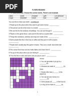 Flyers Practice Test - Reading & Writing | PDF